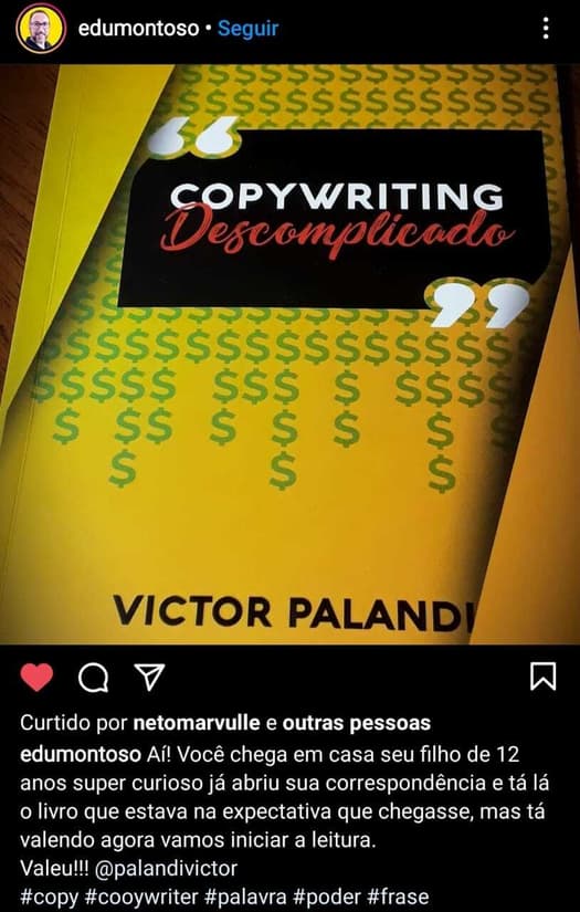 Livro Copywriting Descomplicado Grátis – Palandi Academy